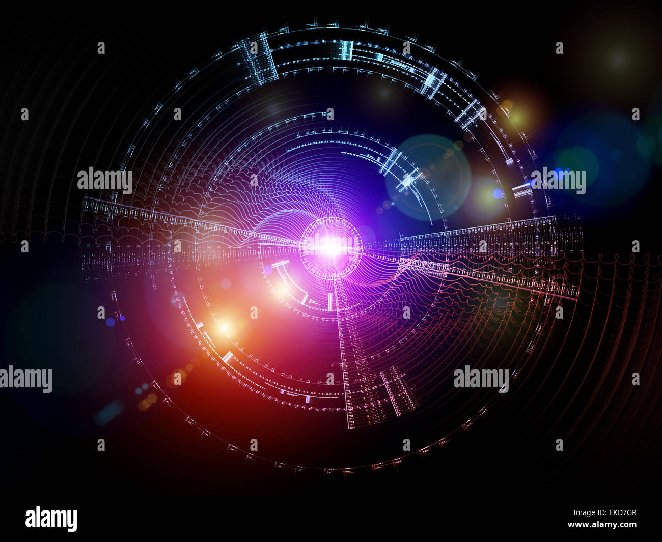 Grid pattern lights hi-res stock photography and images - Alamy