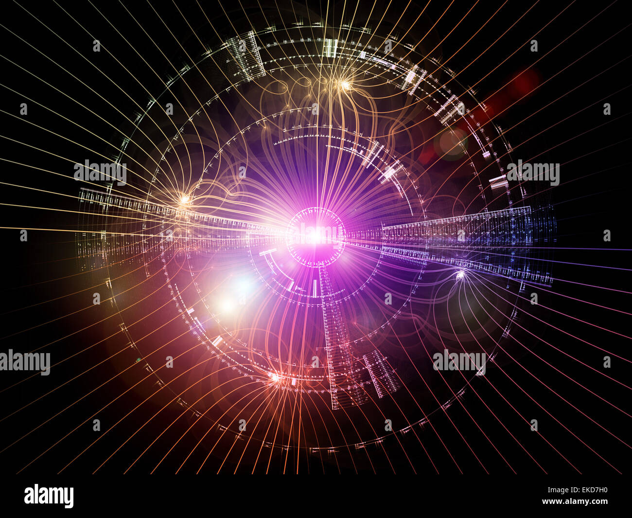 Grid pattern lights hi-res stock photography and images - Alamy