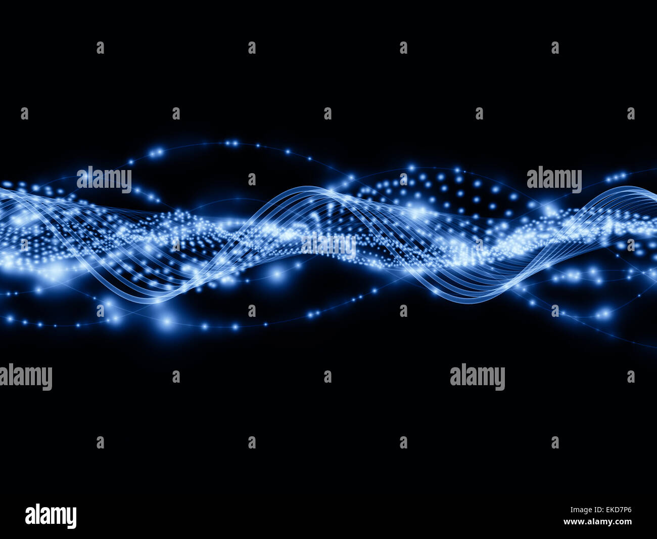 Waves of lights Stock Photo - Alamy