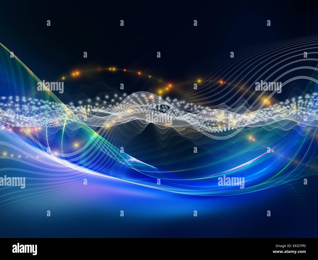 Overlapping sine waves Stock Photo - Alamy