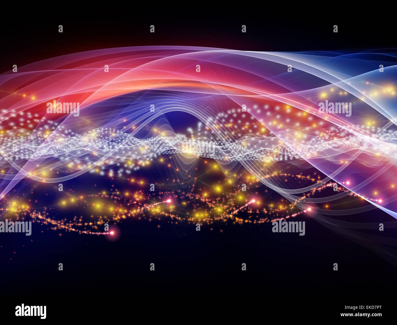 Stream of lights Stock Photo - Alamy