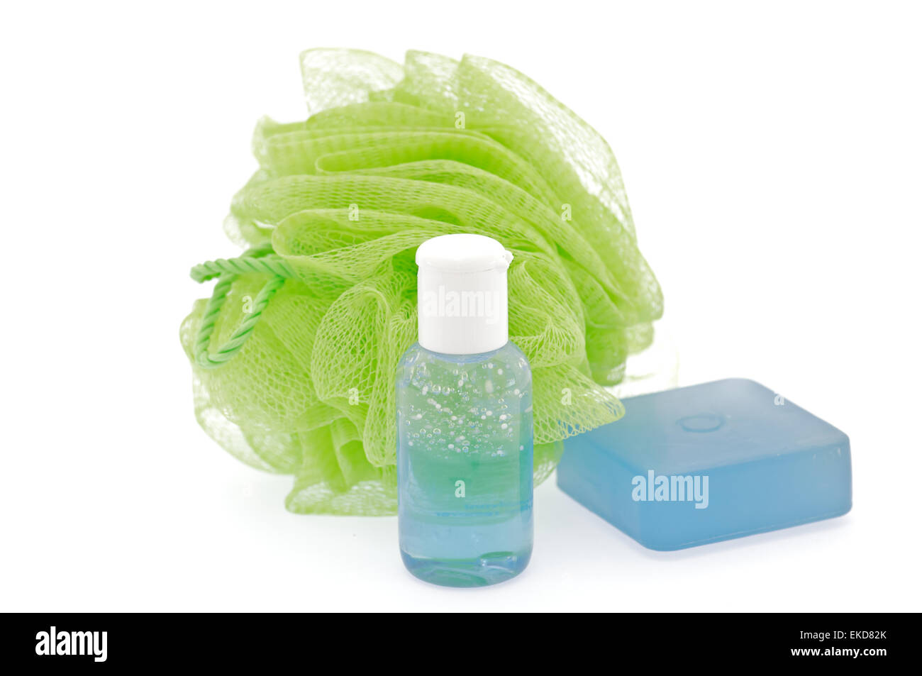 Plastic shower puff Cut Out Stock Images & Pictures - Alamy