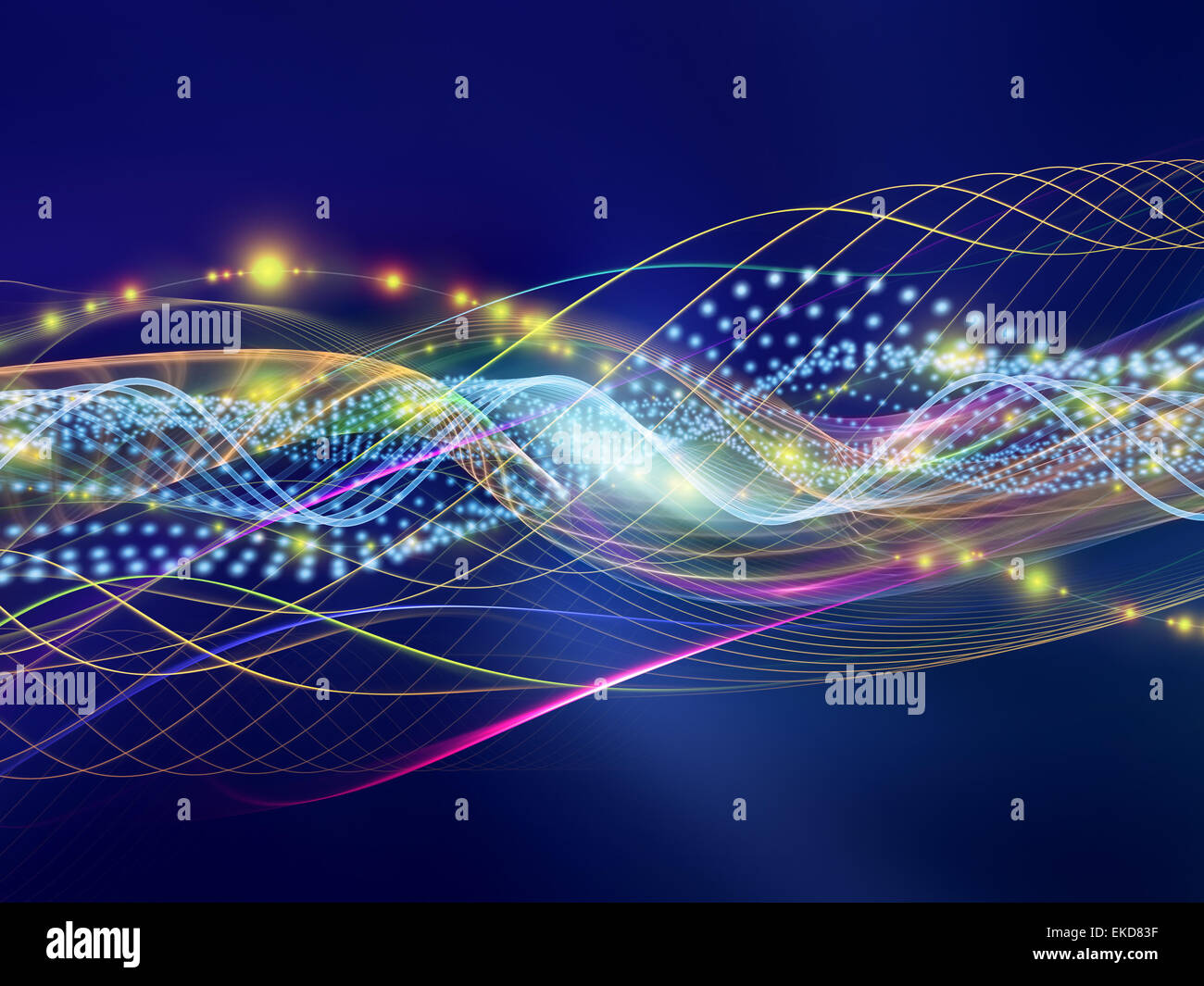 Abstract sine waves Stock Photo - Alamy