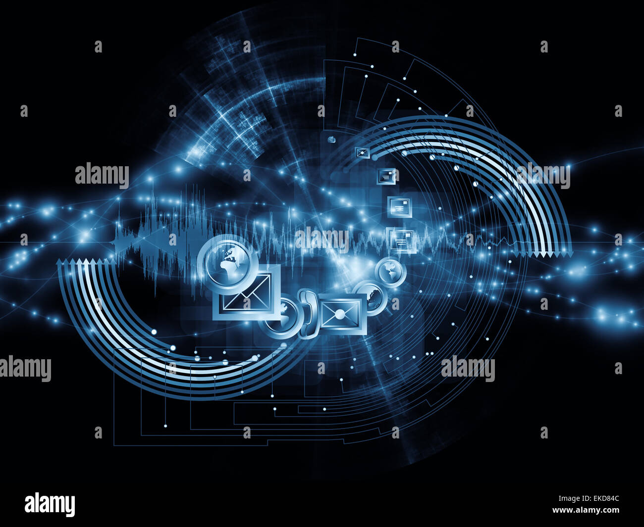 World wide messaging Stock Photo - Alamy
