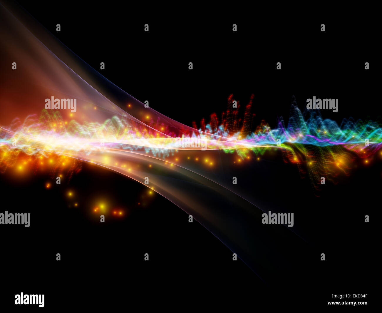 Sine wave of colors Stock Photo - Alamy