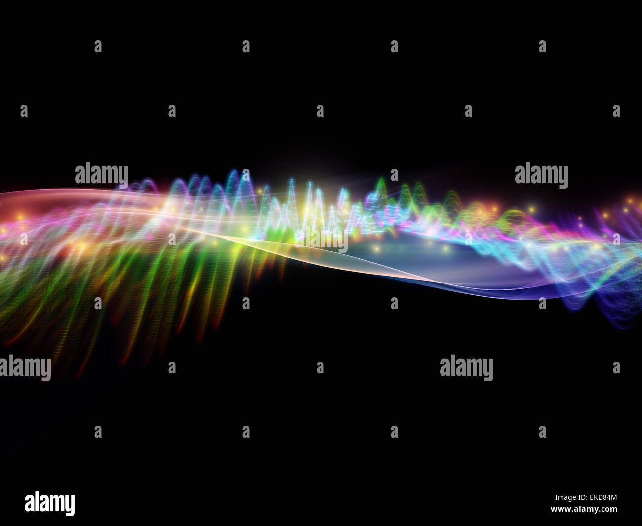 Vivid wave of colors Stock Photo - Alamy