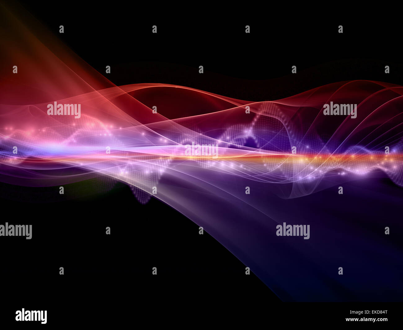 Colorful abstract wave Stock Photo - Alamy