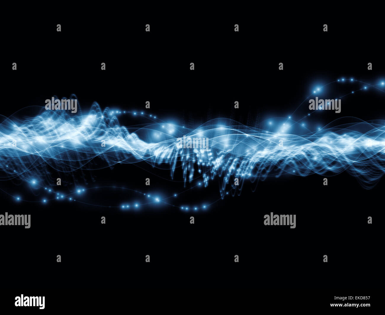 Abstract visualization wave Stock Photo - Alamy