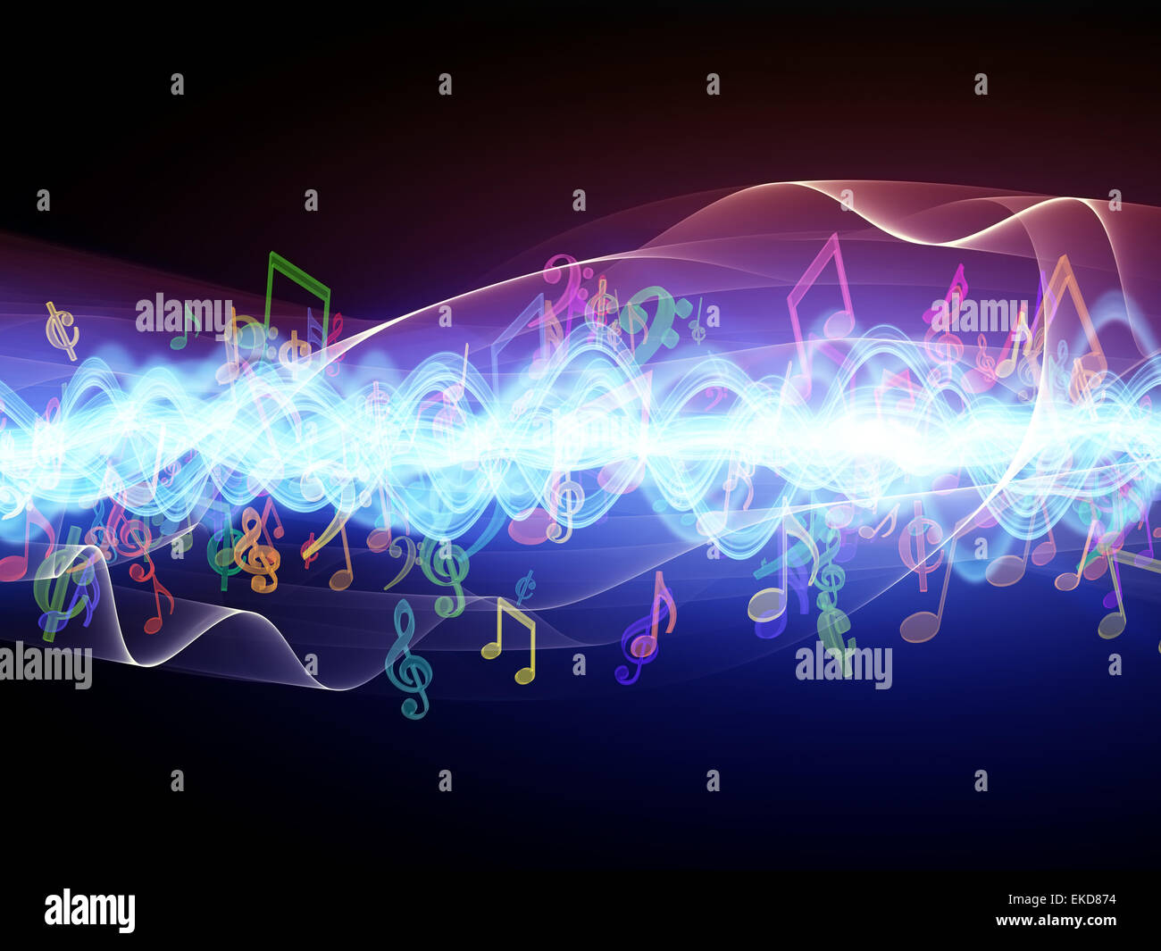 Colors of Musical Energy Stock Photo - Alamy