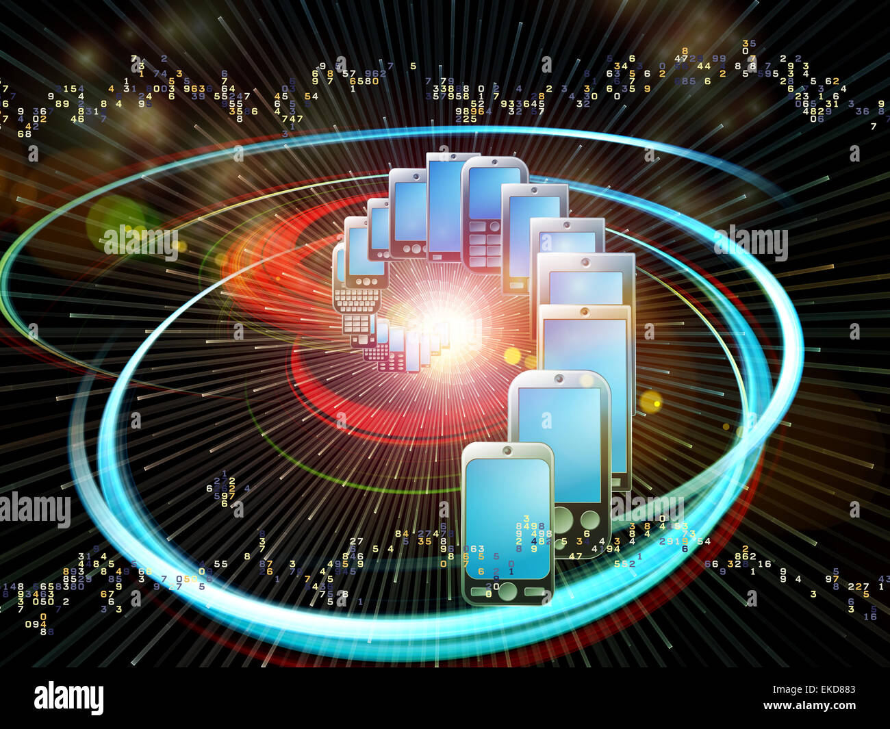 Wallpaper for gadgets hi-res stock photography and images - Alamy