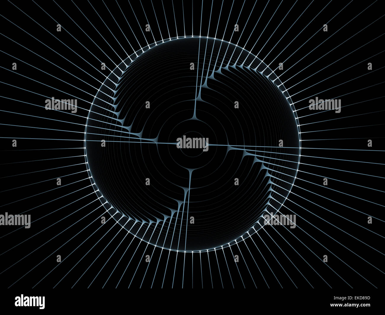 Radial grid world Stock Photo - Alamy
