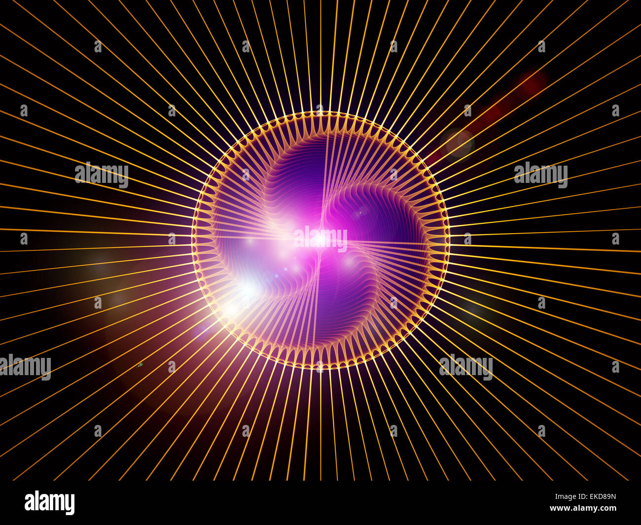 Radial grid world Stock Photo - Alamy