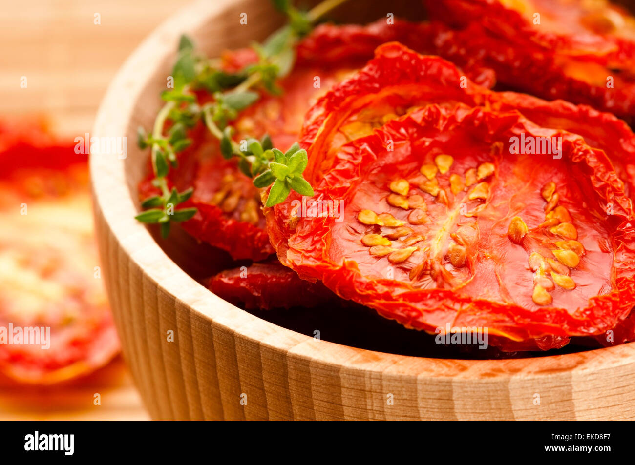 Italian sun dried tomatoes Stock Photo - Alamy