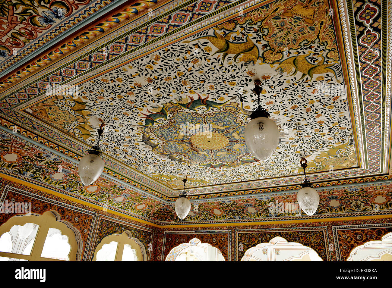 Chomu Palace Hotel, Rajasthan, India Stock Photo - Alamy