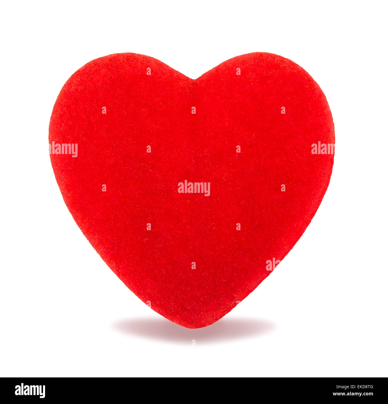 beautiful red velvet heart Stock Photo - Alamy