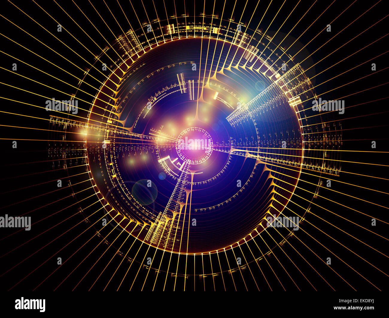 Abstract radial hi-res stock photography and images - Alamy
