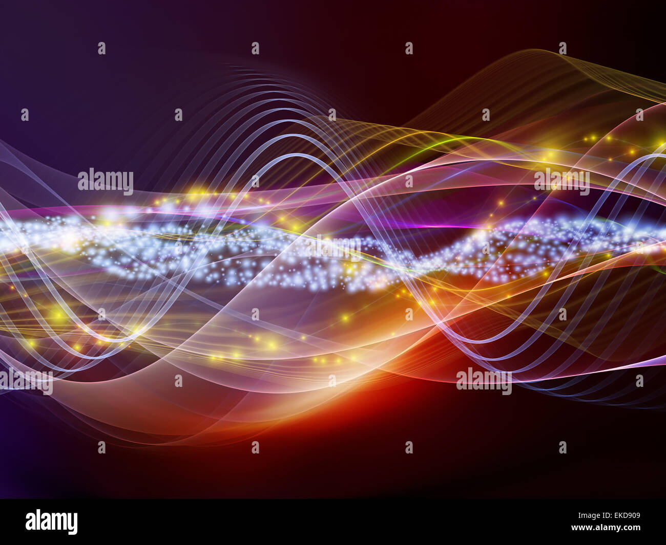 Abstract sound waves Stock Photo - Alamy