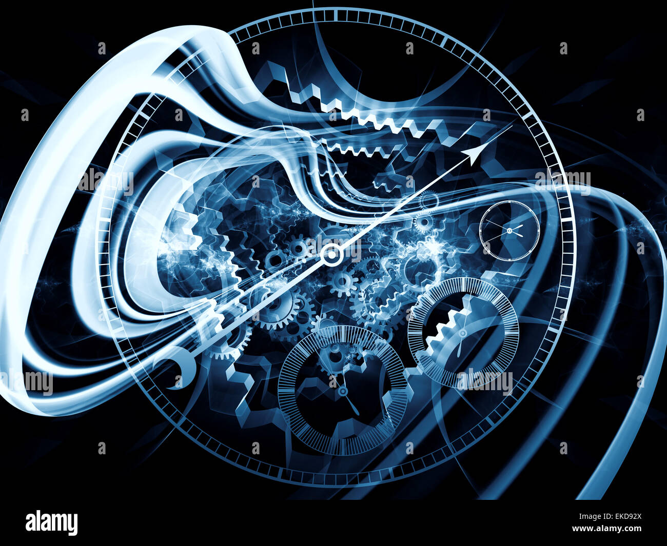 Gears of technology Stock Photo - Alamy