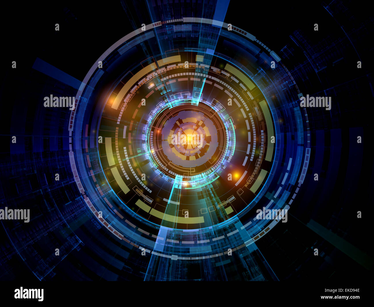 Lights of technology Stock Photo - Alamy
