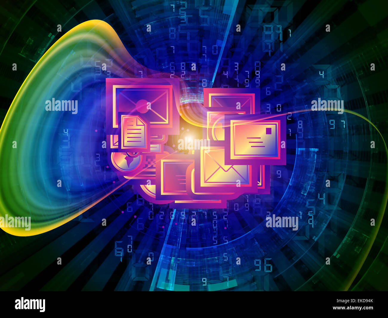 Communications background hi-res stock photography and images - Alamy