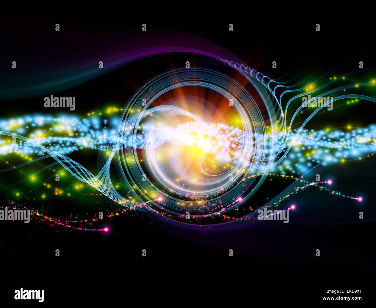 Movement of light sound wave hi-res stock photography and images - Alamy