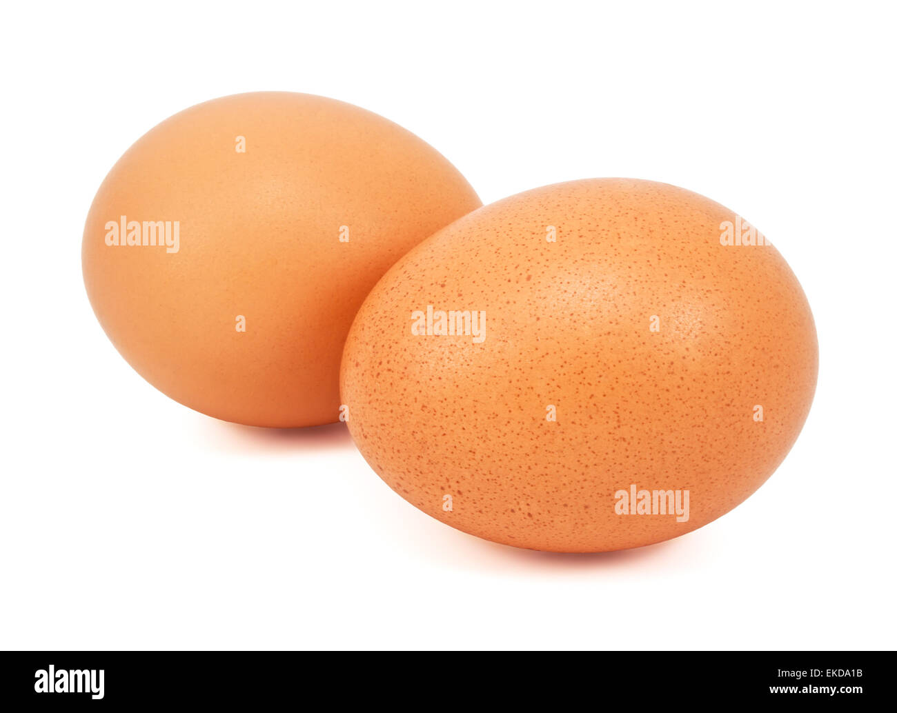Two eggs isolated on hi-res stock photography and images - Alamy