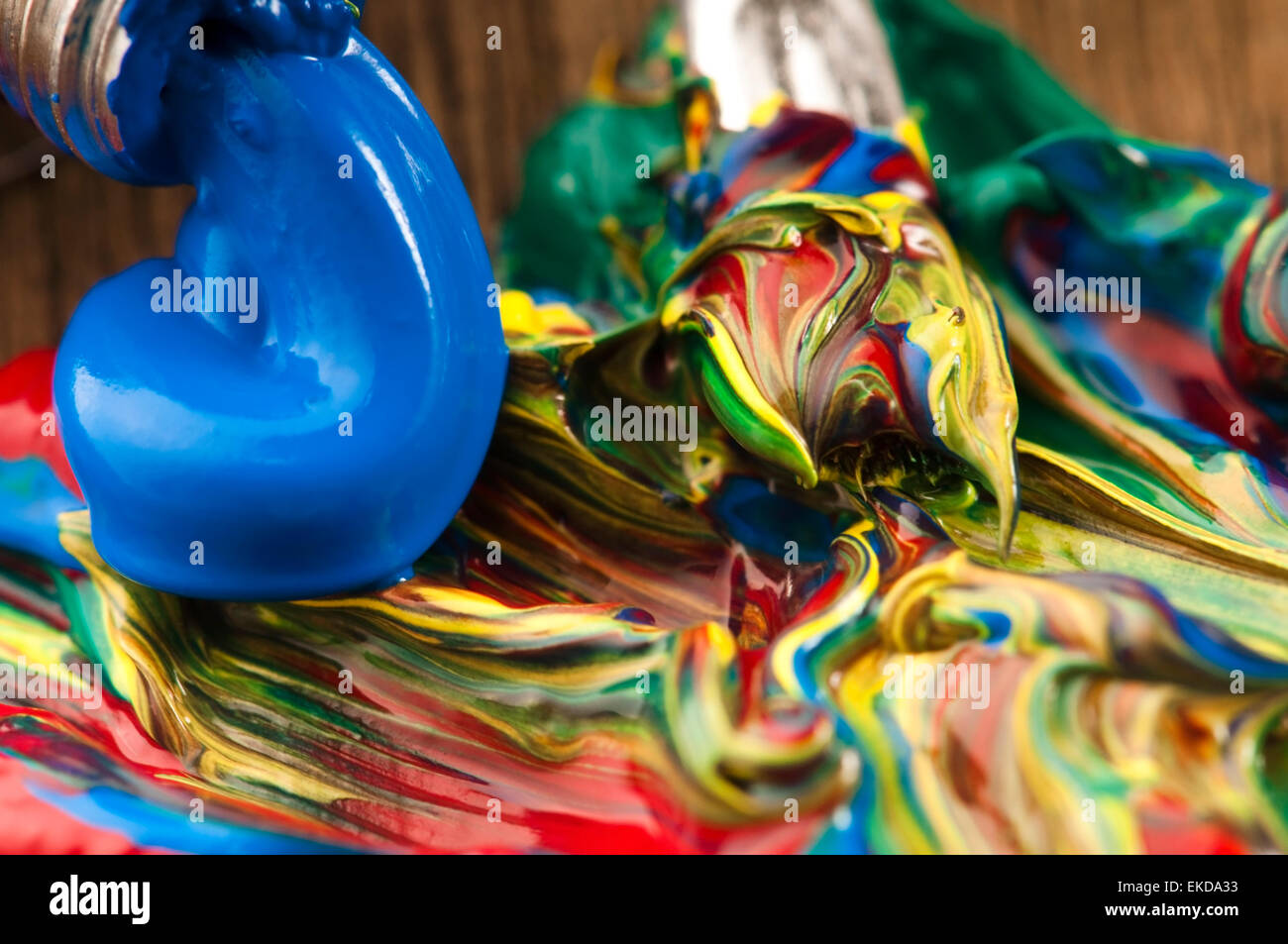 mixing paints. background Stock Photo - Alamy