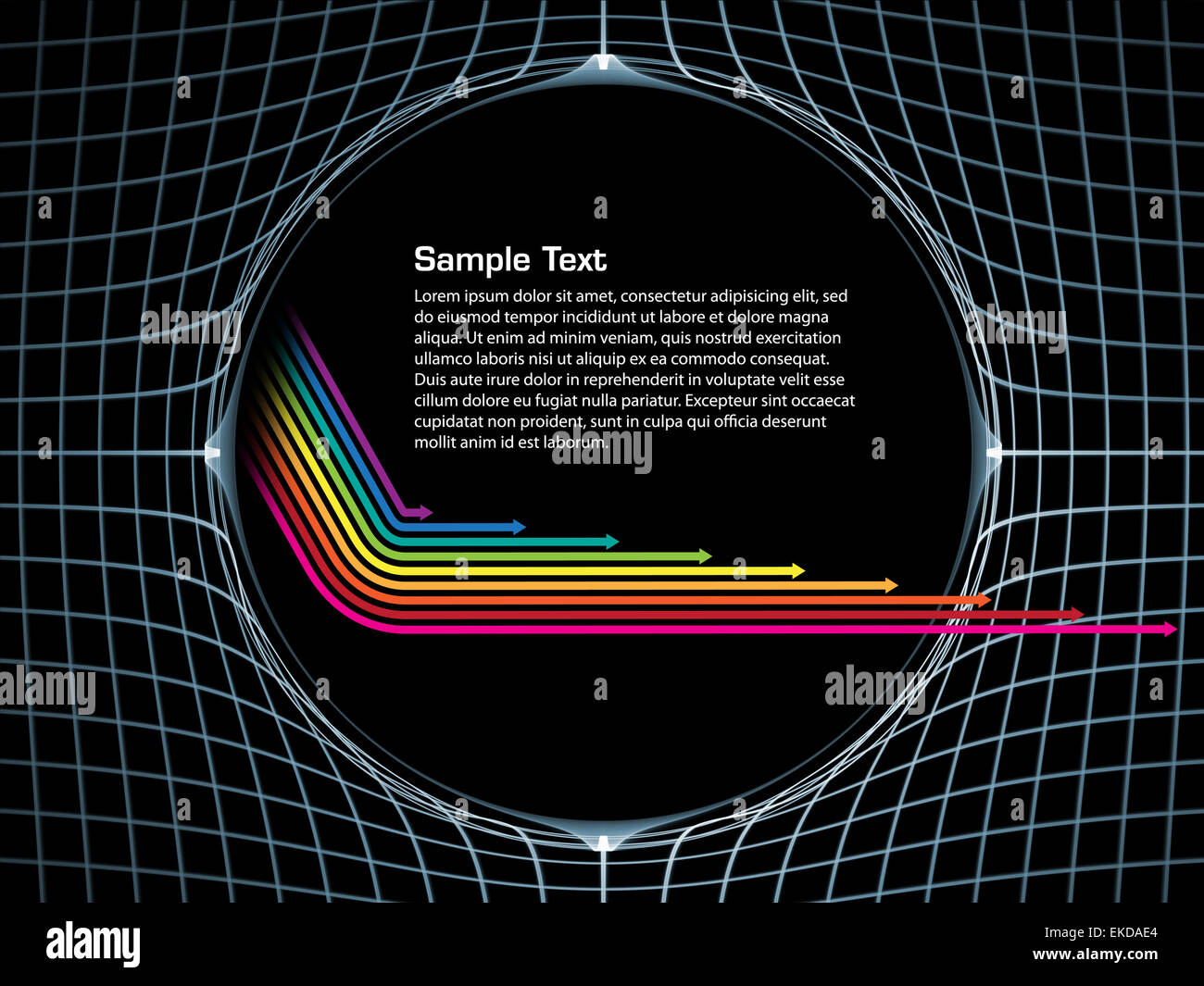 Background fractal grid arrows hi-res stock photography and images - Alamy