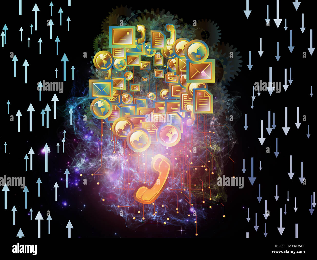 Messaging icons hi-res stock photography and images - Alamy