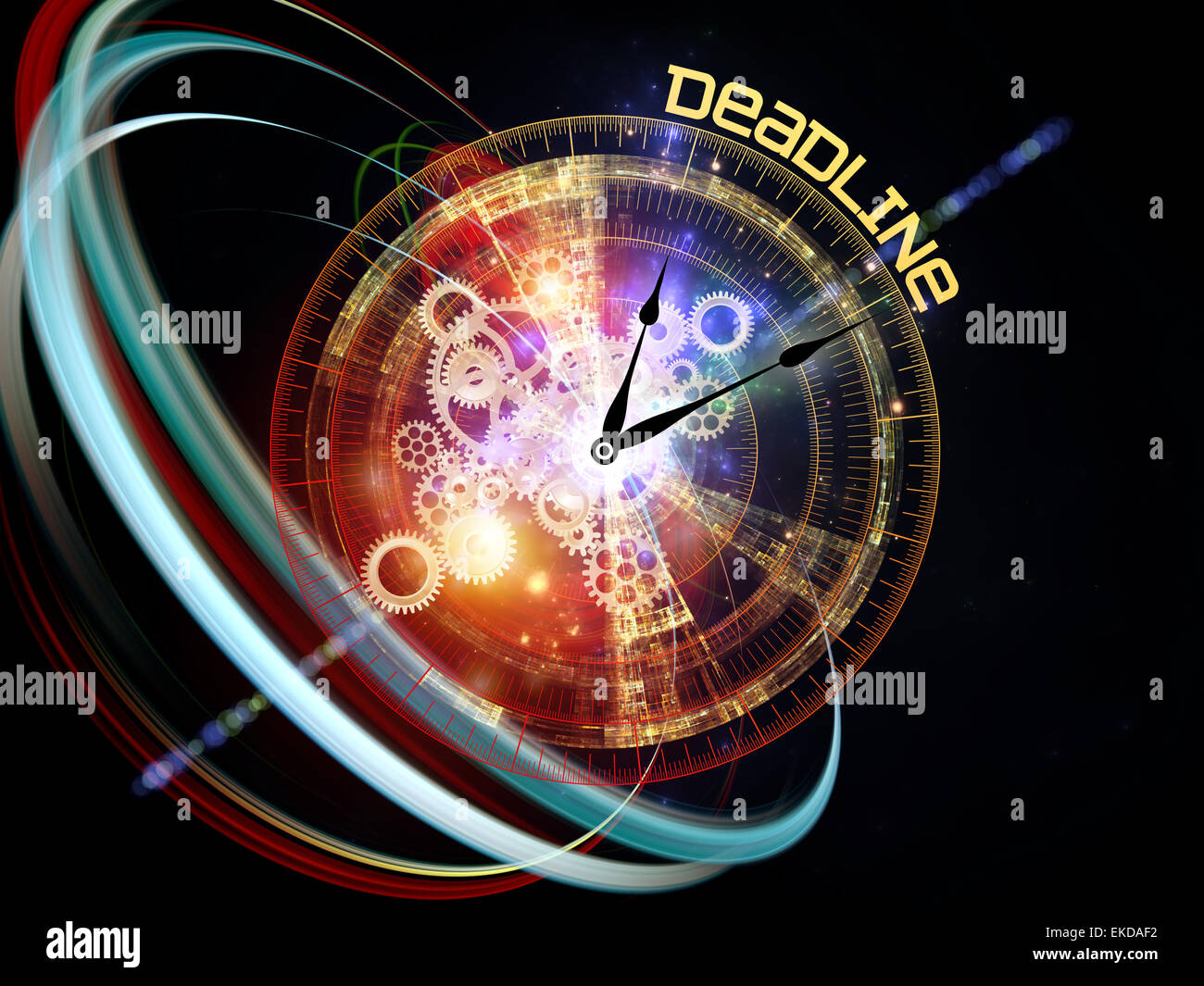Deadline word symbol hi-res stock photography and images - Alamy