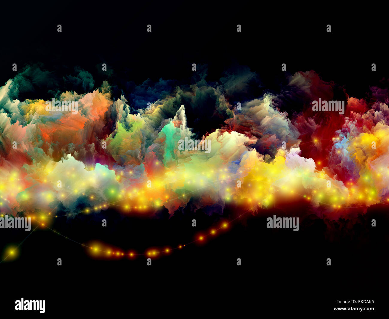 Psychedelic clouds hi-res stock photography and images - Alamy