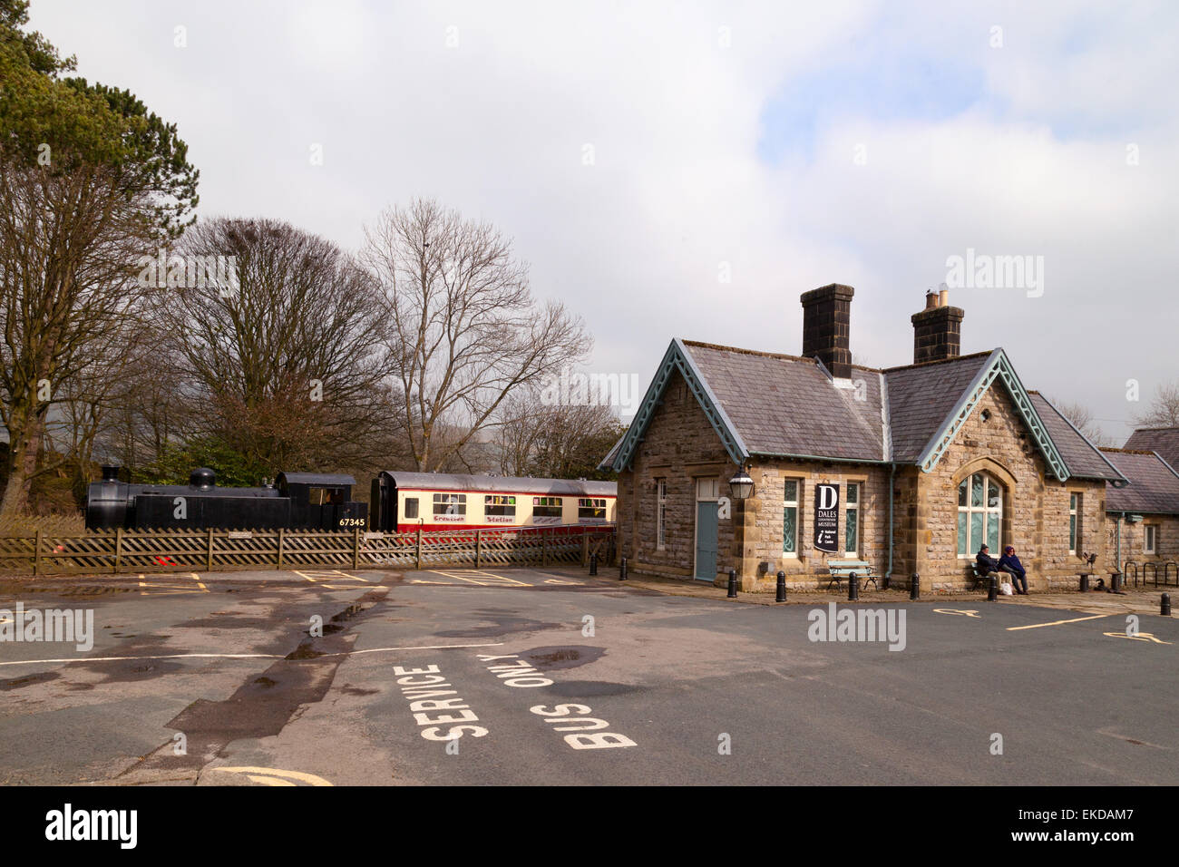 The Dales Countryside Museum, in the old rail station, Hawes, Yorkshire ...