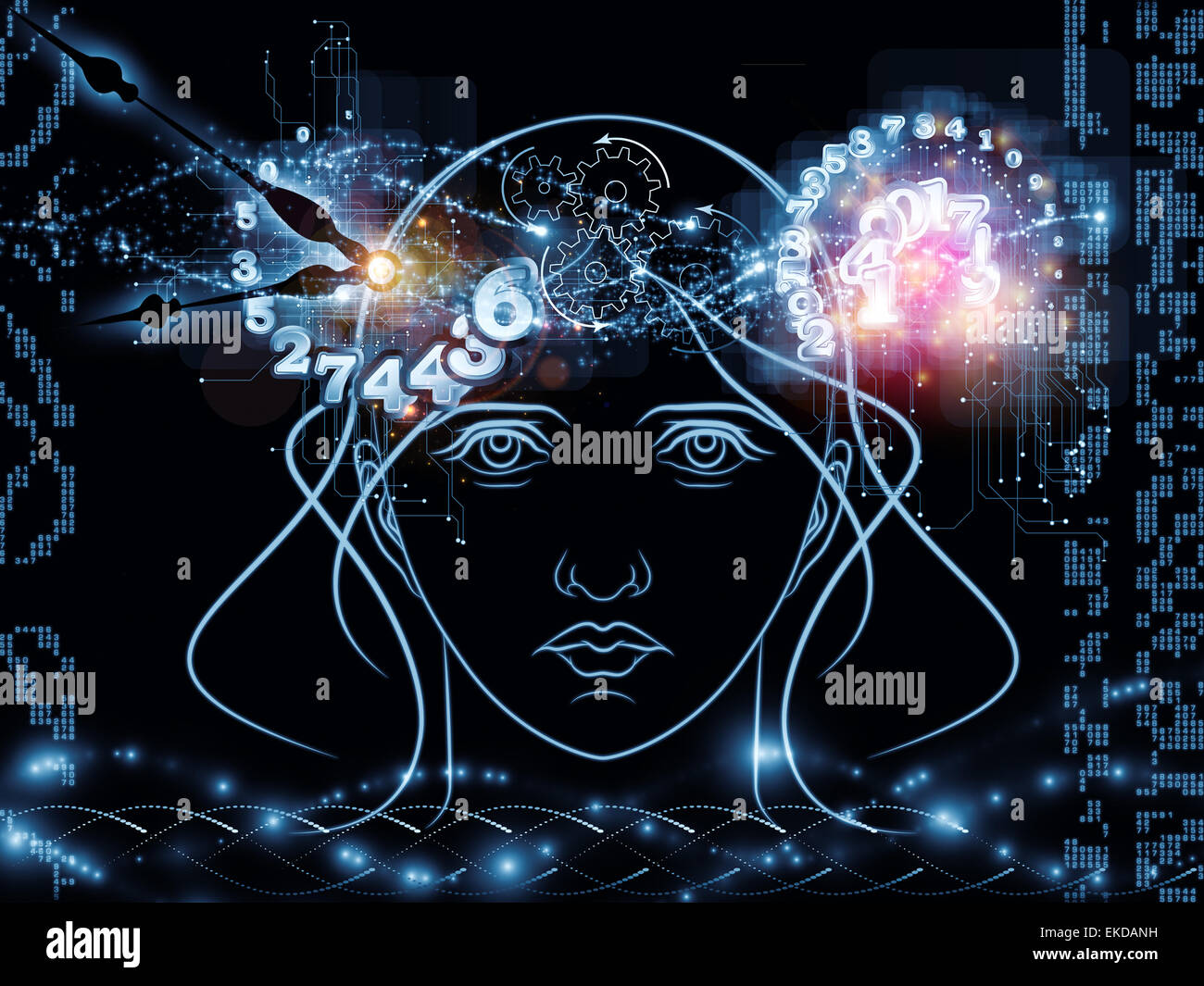 Of humans and numbers Stock Photo - Alamy