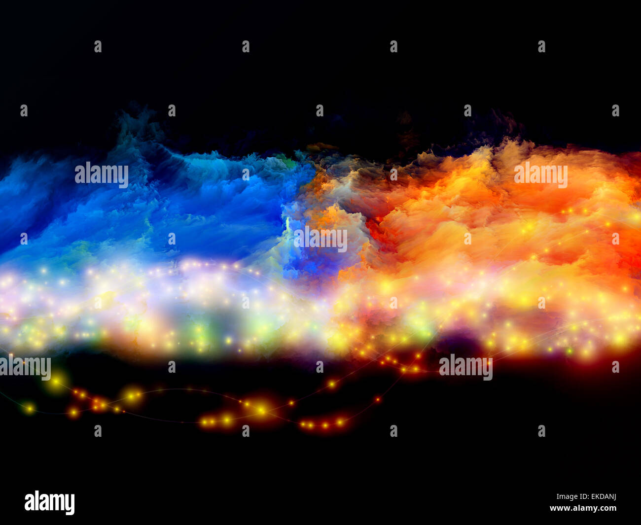 Abstract colorful clouds Stock Photo - Alamy