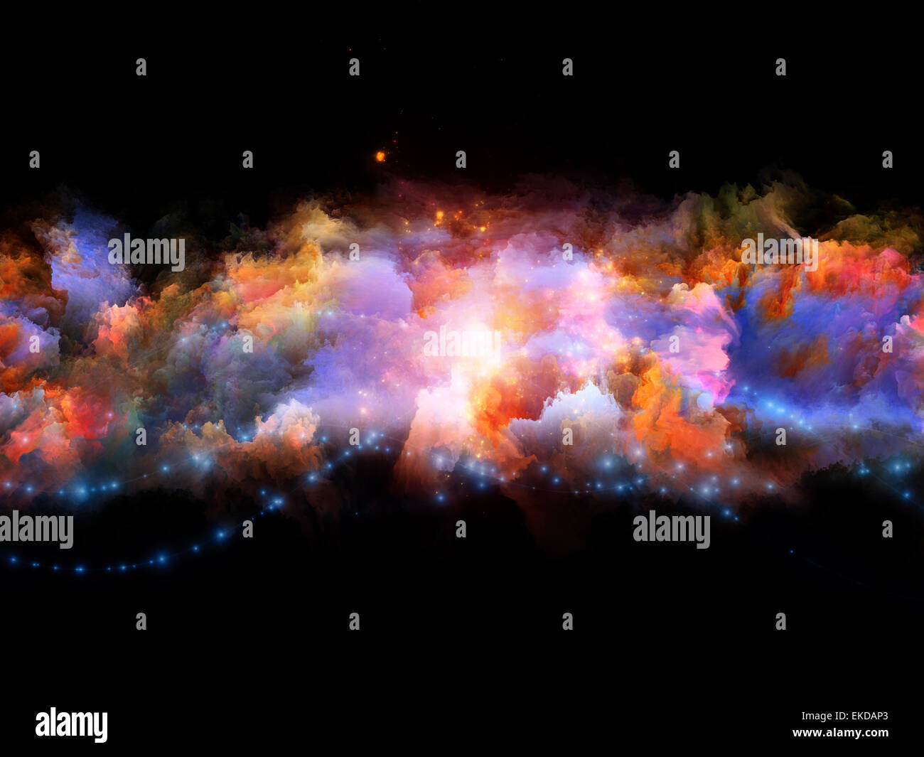 Abstract colorful clouds Stock Photo - Alamy