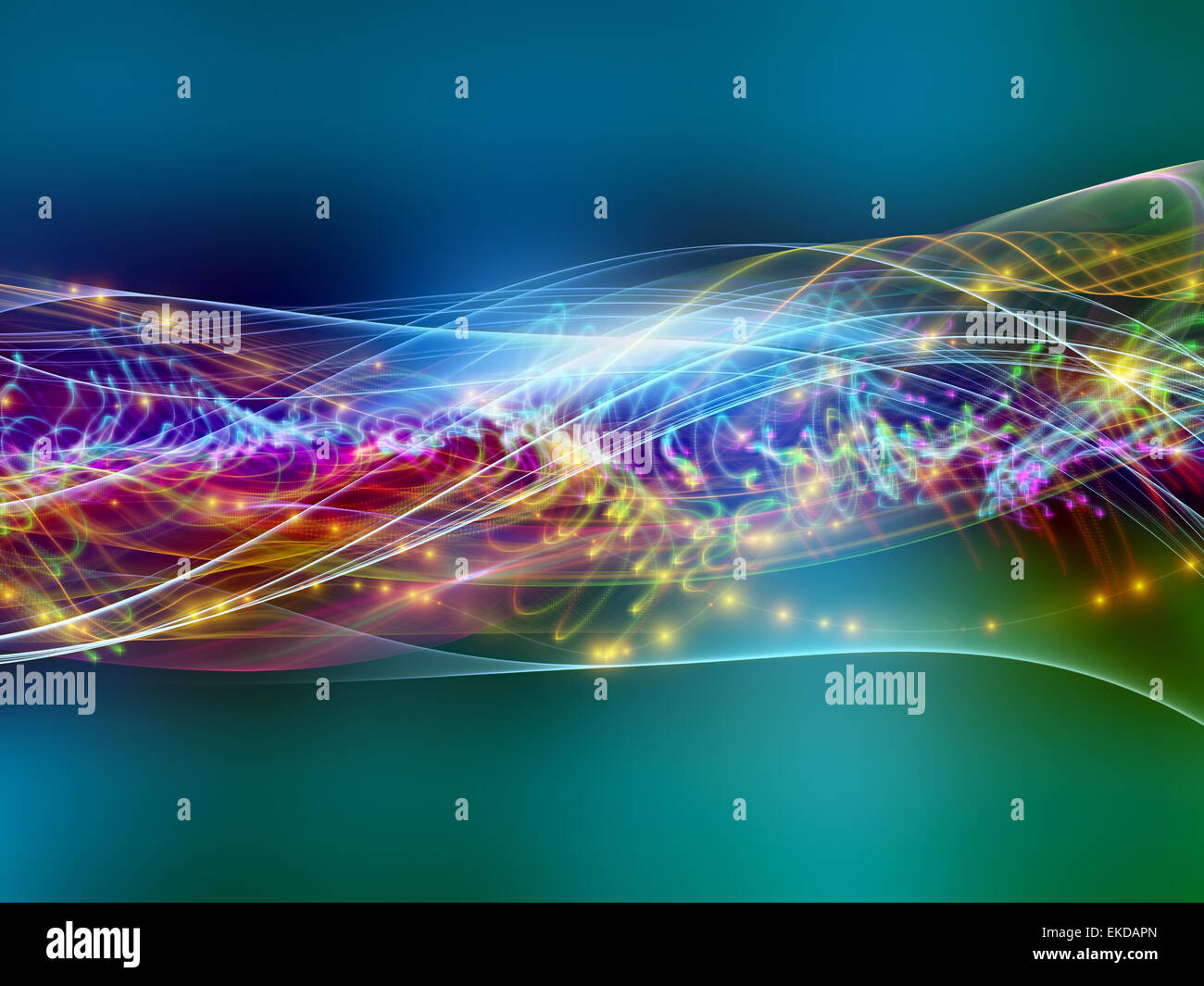 Wave of colors Stock Photo - Alamy
