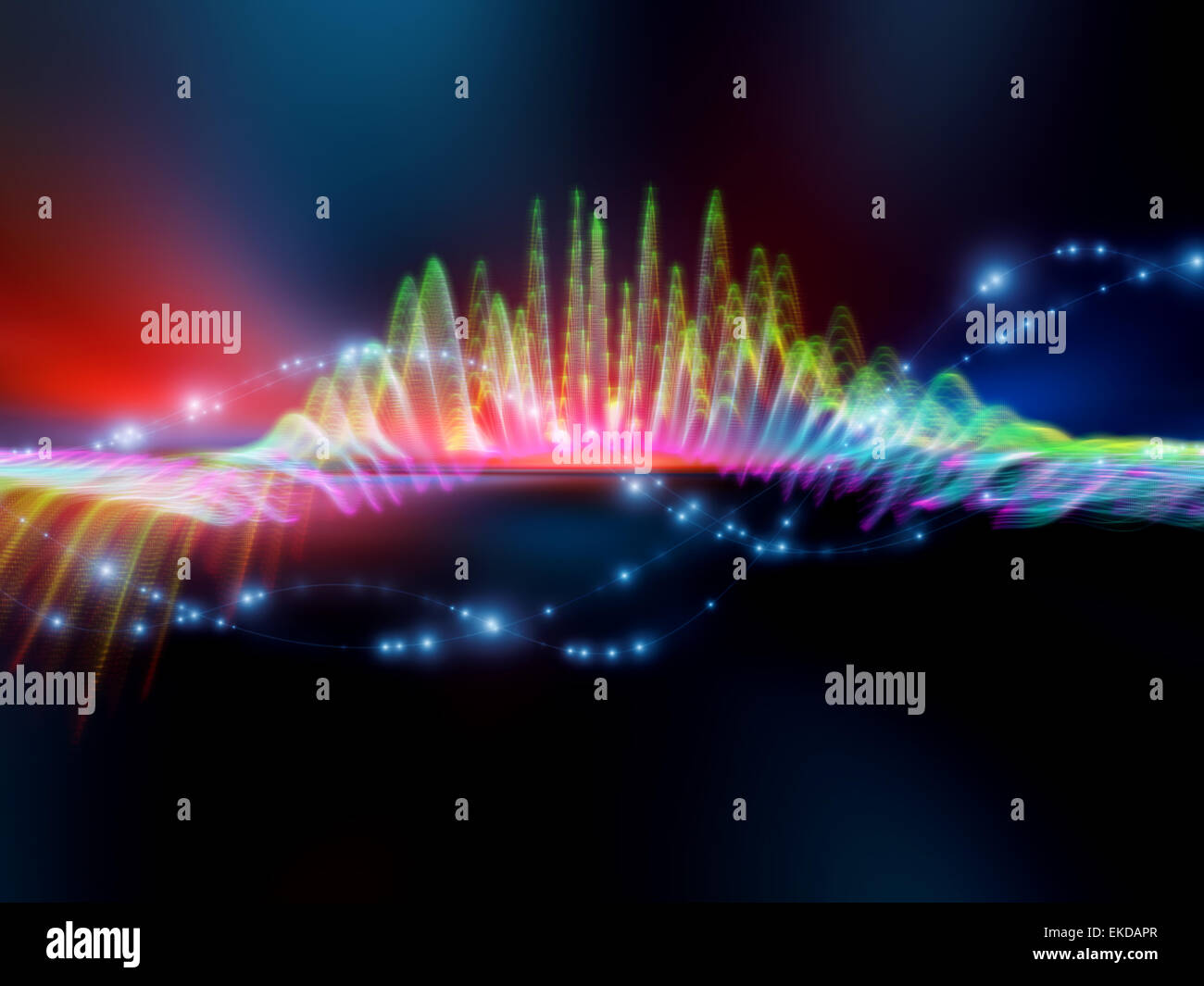 Wave of colors Stock Photo - Alamy