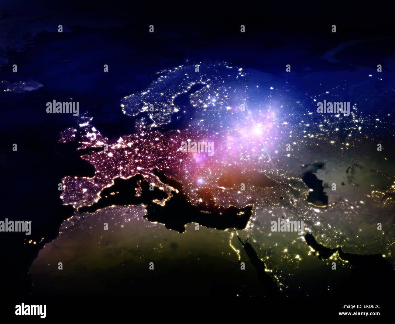Light map hi-res stock photography and images - Alamy