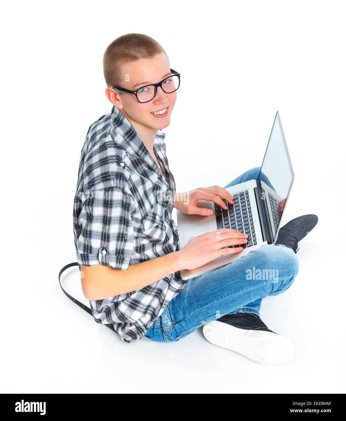 Seated study Cut Out Stock Images & Pictures - Alamy