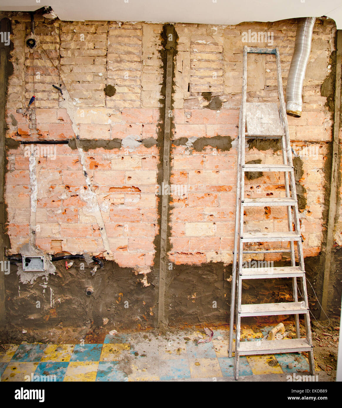 Demolition tools ladder hi-res stock photography and images - Alamy