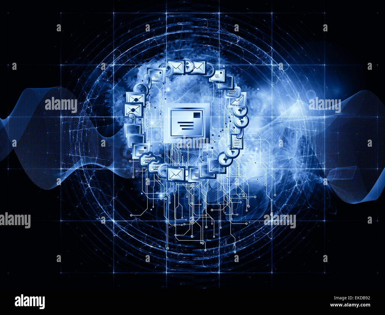 Communication symbols illustration hi-res stock photography and images ...