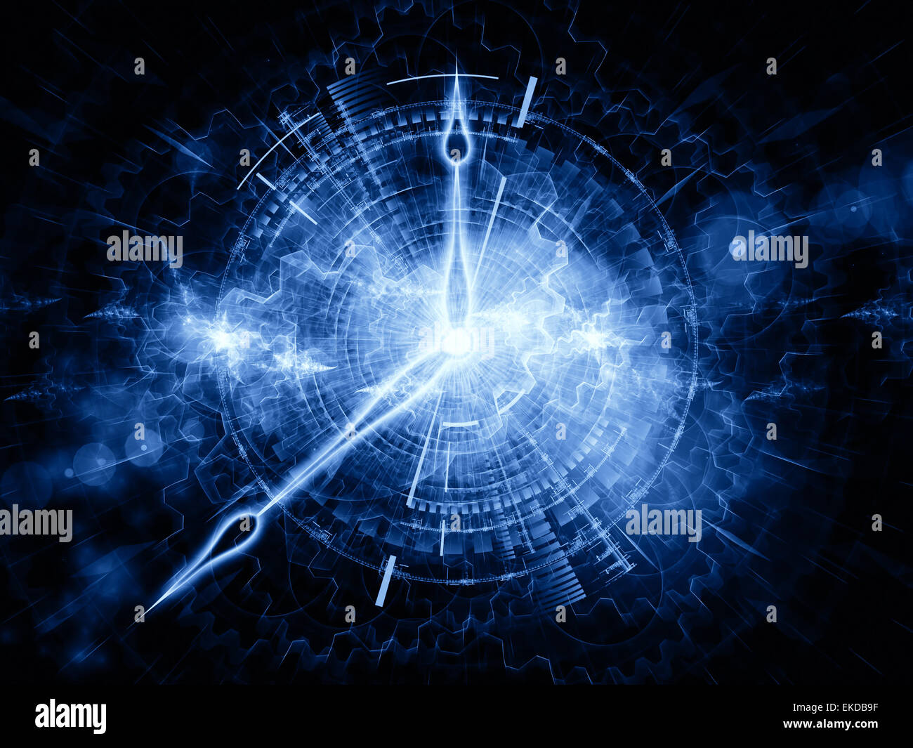 Abstract clock backdrop Stock Photo - Alamy