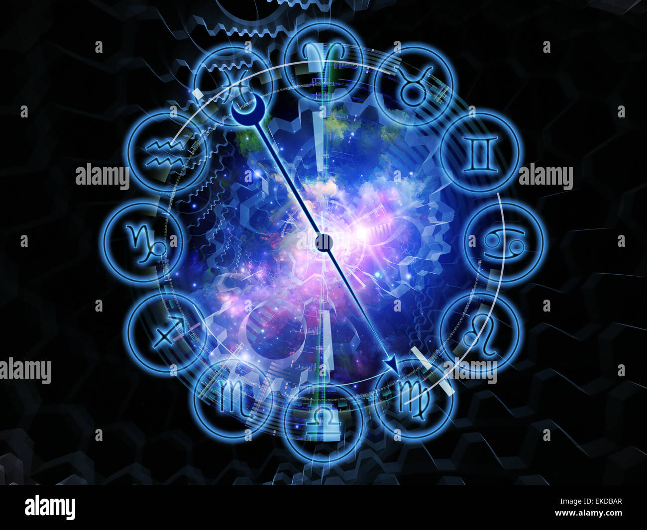 Dial of Zodiac Stock Photo - Alamy