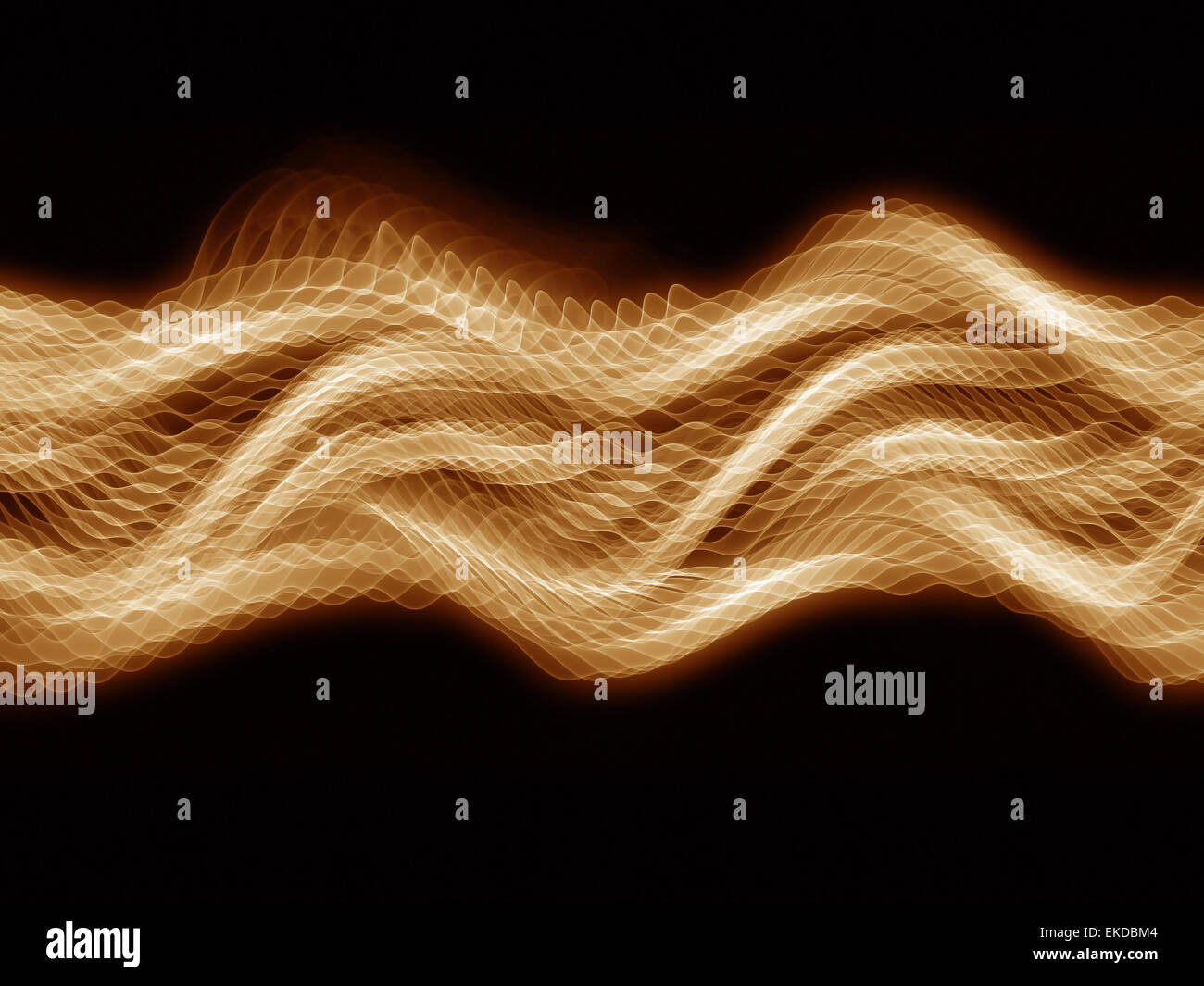 Yellow Sine Waves Stock Photo - Alamy