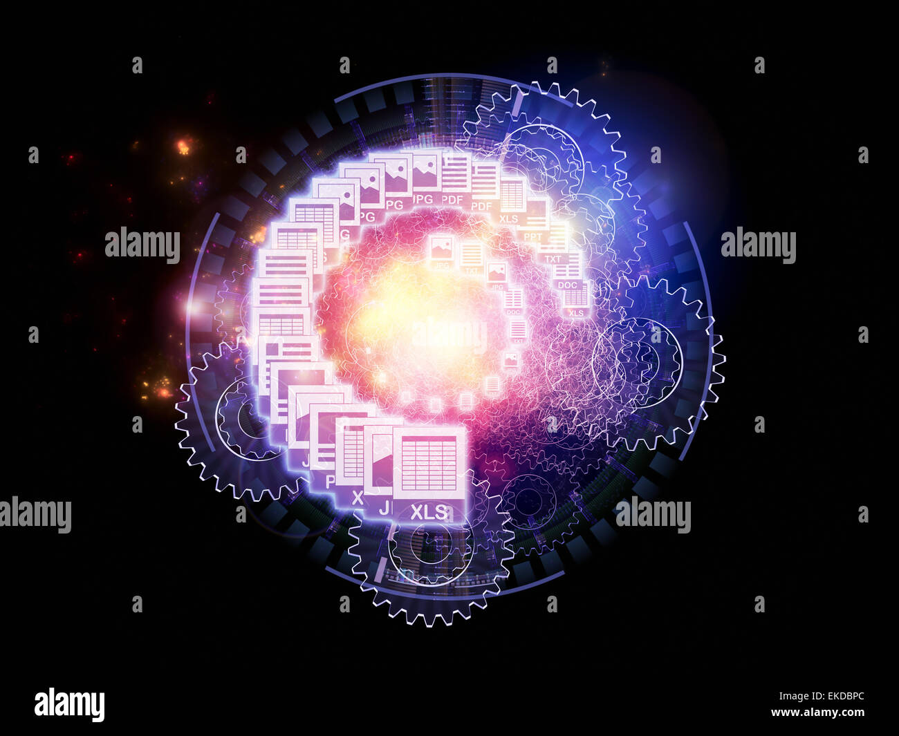 Document processing hi-res stock photography and images - Alamy