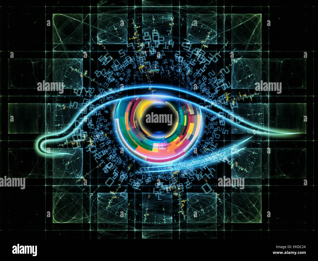 Eye and numbers hi-res stock photography and images - Alamy