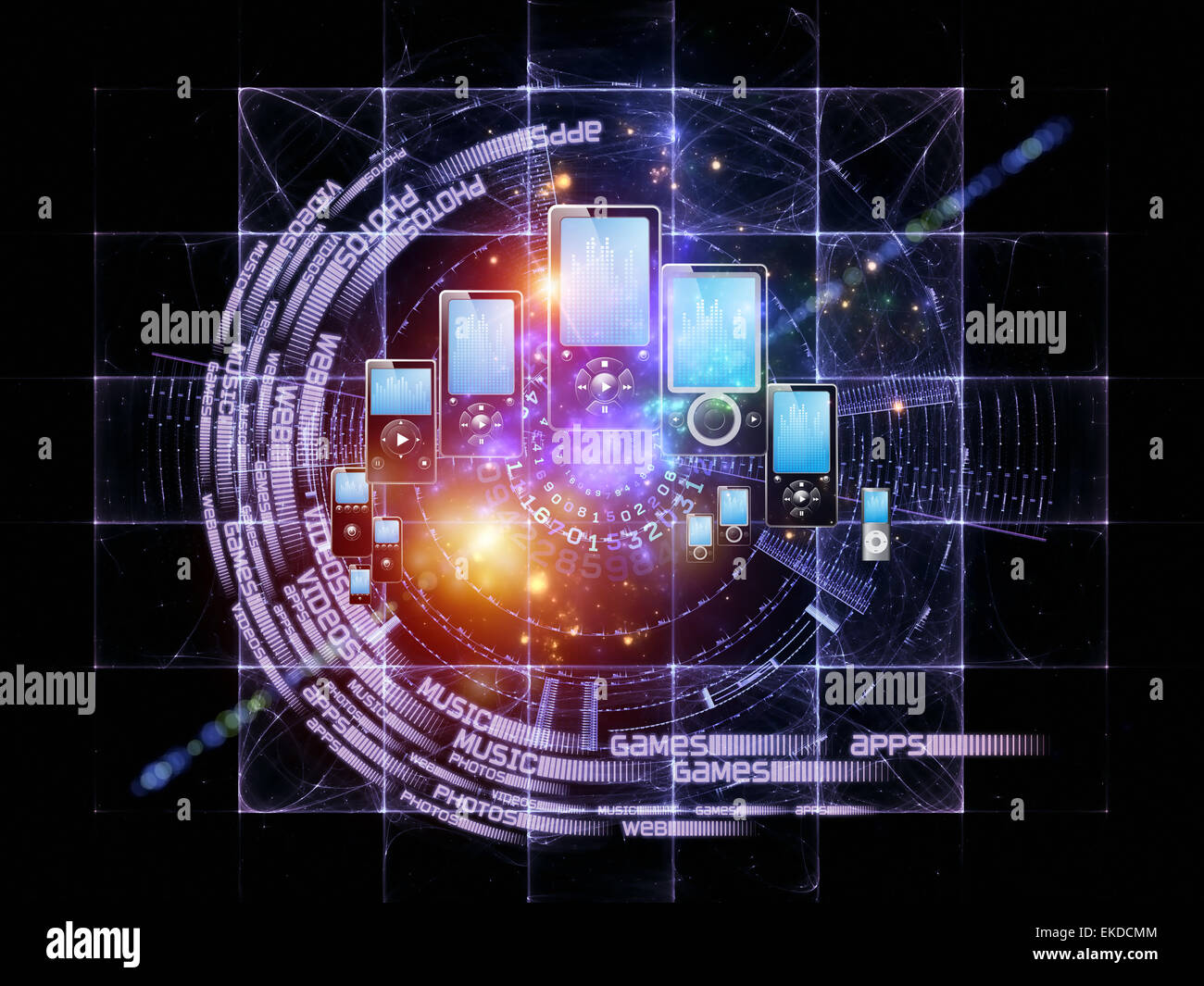 Wallpaper for gadgets hi-res stock photography and images - Alamy