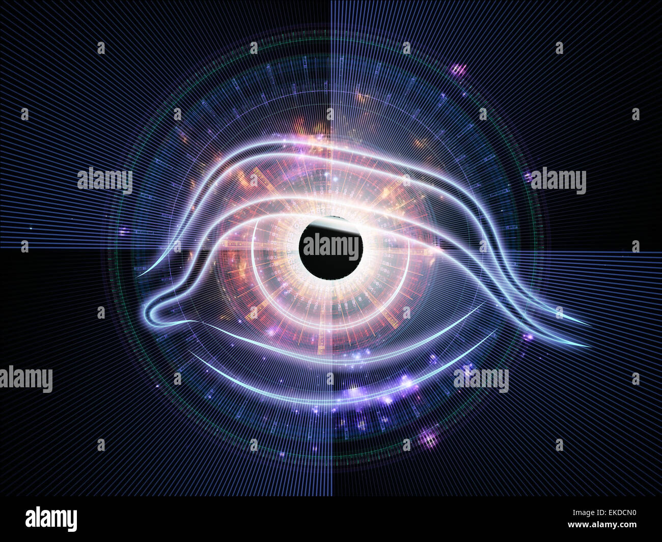 Eye of artificial intelligence Stock Photo - Alamy
