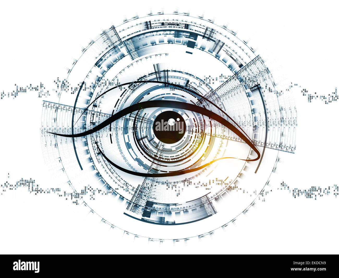 Abstract technology eye Stock Photo - Alamy
