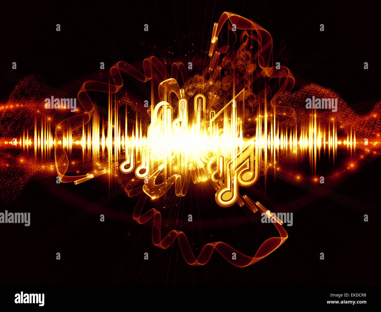 Music sound visualization hi-res stock photography and images - Alamy